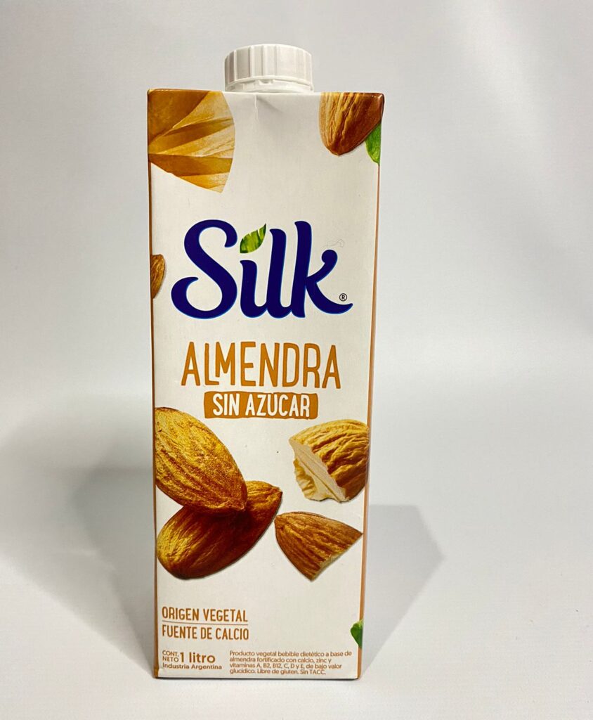 LECHE DE ALMENDRAS SILK SIN AZUCAR X 1 L - MiSer Diet